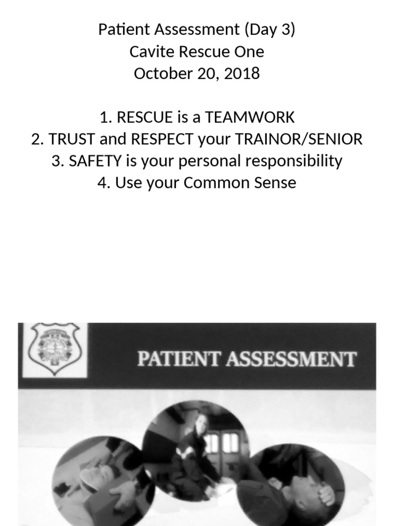 Day 3 - Patient Assessment | PDF | Major Trauma | Physical Examination