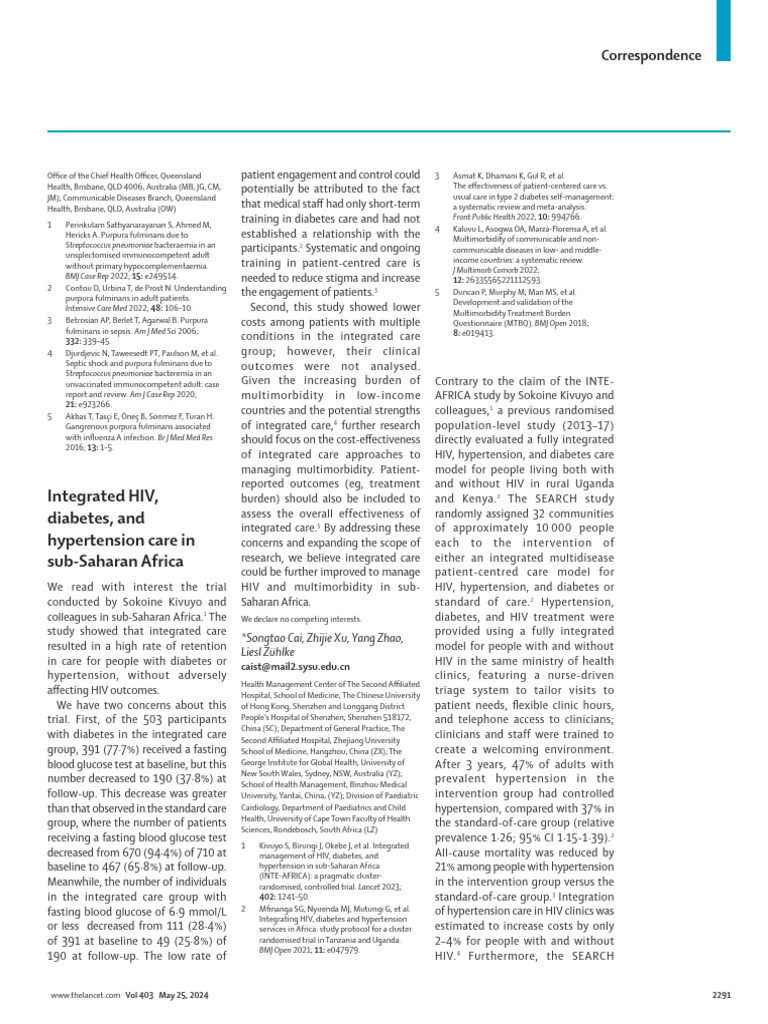Integrated-HIV,-diabetes,-and-hypertension-care-in_5 | PDF | Diabetes ...
