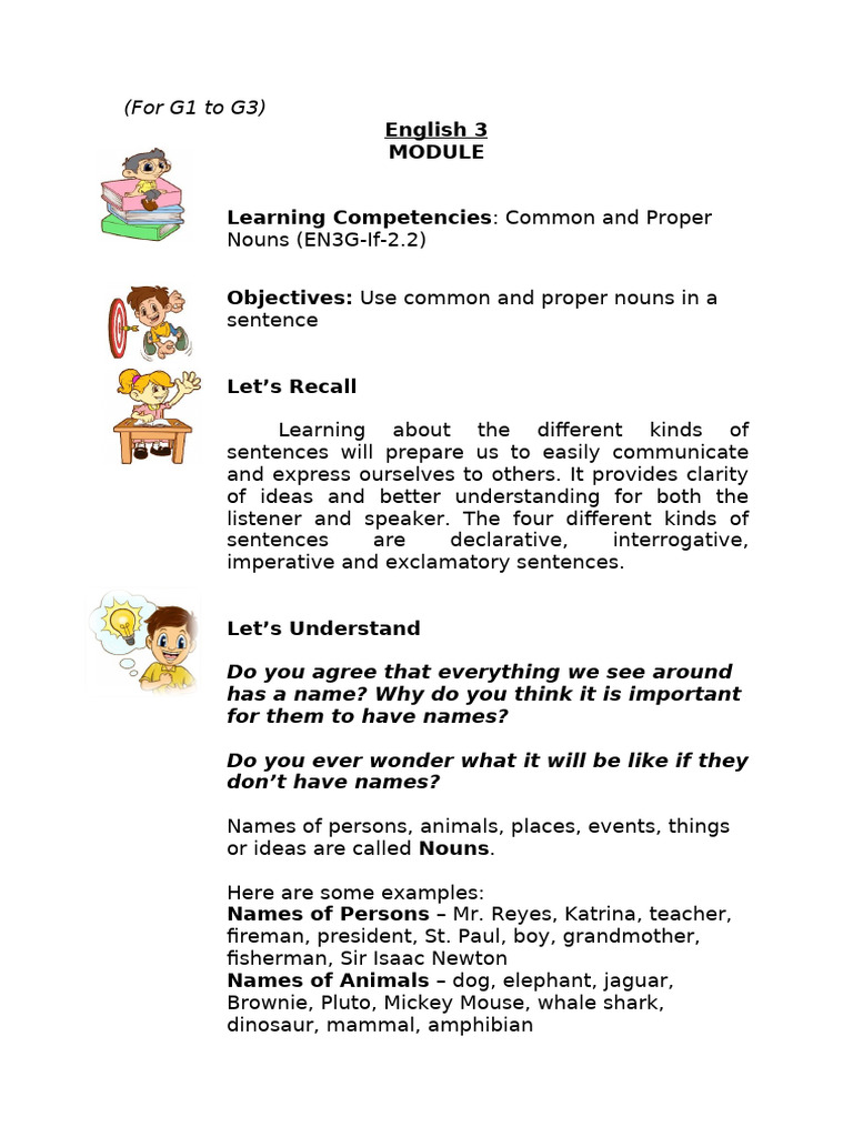 Nouns | PDF | Language Arts & Discipline