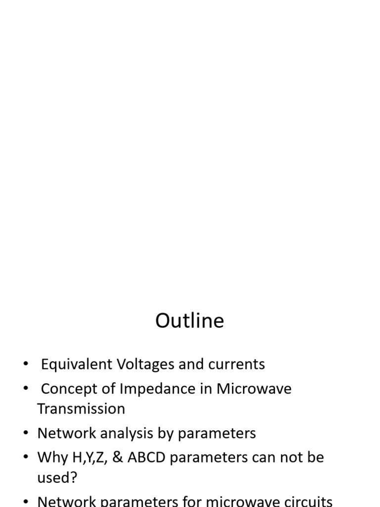 MTT_UNIT_4 | PDF | Electrical Impedance | Network Analysis (Electrical Circuits)