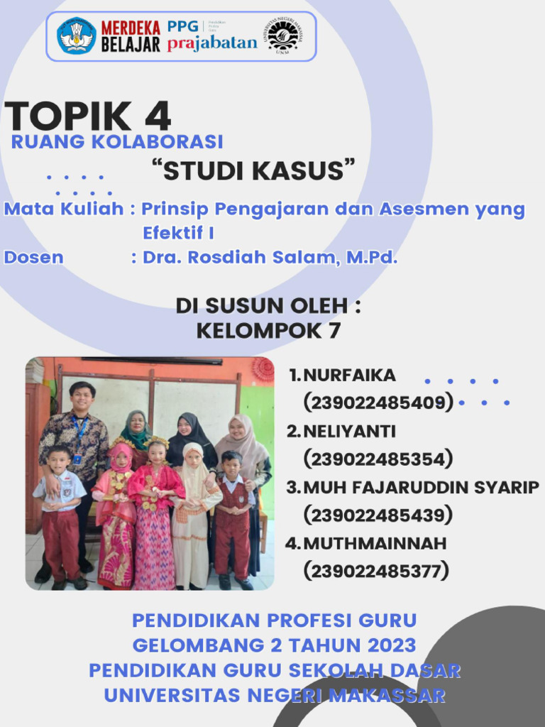 TP4 - Ruang Kolaborasi - Asesmen - KLP 7 | PDF | Karier & Perkembangan | Sains & Matematika