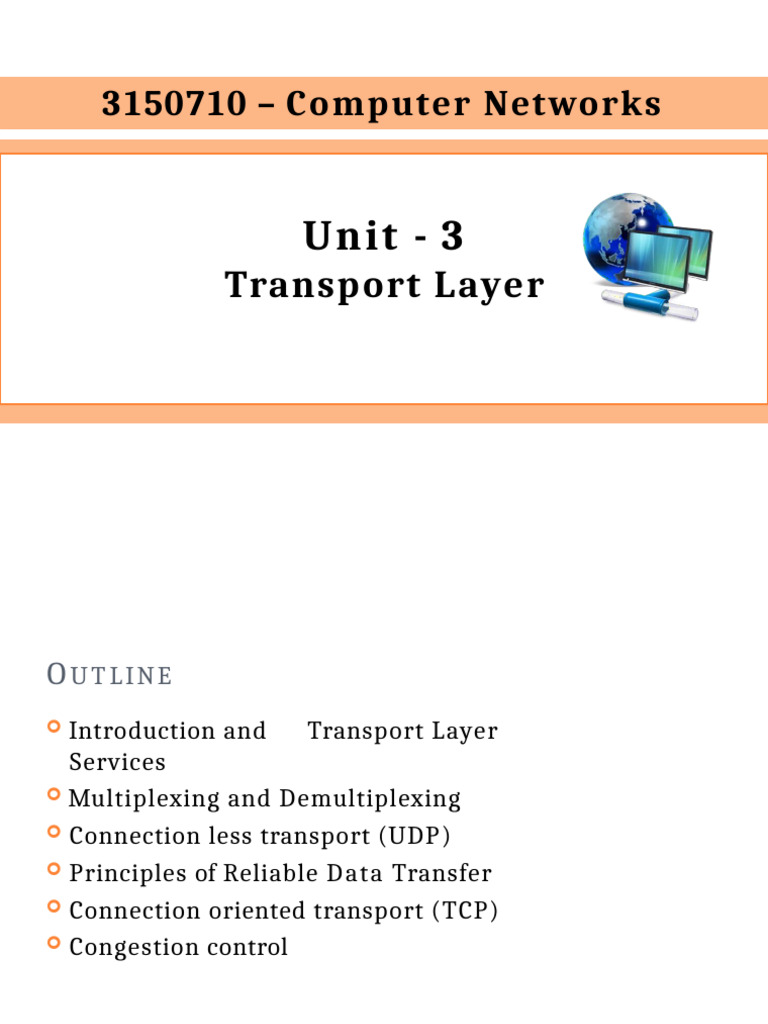 Unit 3 (3150710 - Computer Networks) | PDF | Transmission Control Protocol | Port (Computer ...