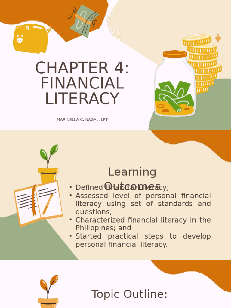 Chapter 4 Financial Literacy | PDF | Financial Literacy | Literacy