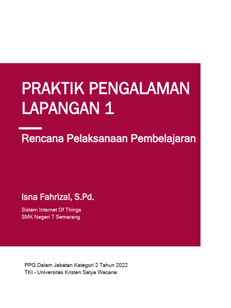 Mapel IOT Modul Ajar | PDF