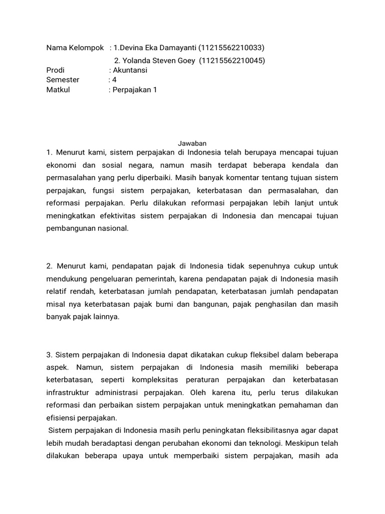 Kelompok Yolan&Devina-1 | PDF