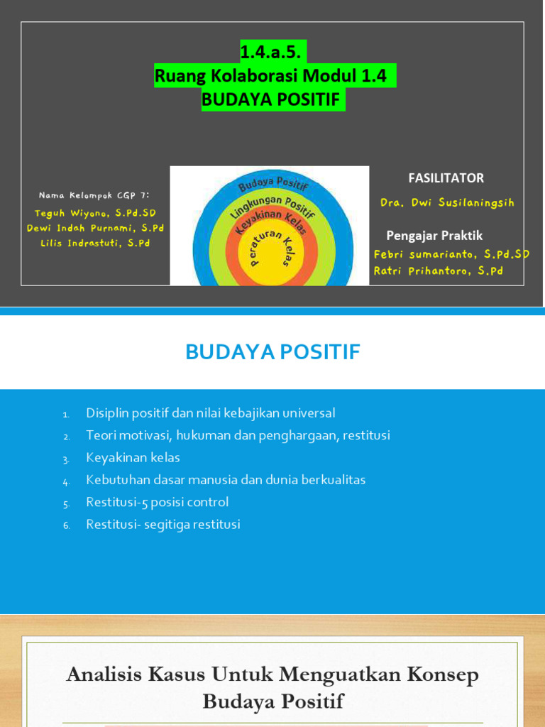 DISKUSI PRESENTASI KELOMPOK 2 MODUL 1.4 - Compressed | PDF