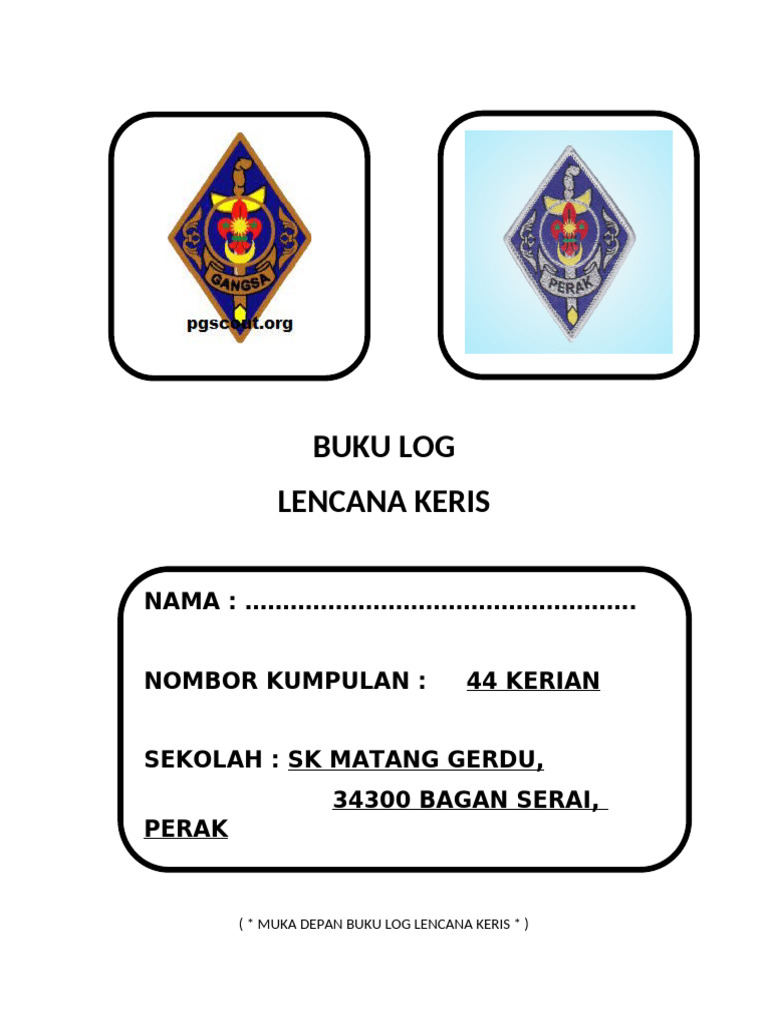 Nota Pengakap (KERIS GANGSA) 1 | PDF