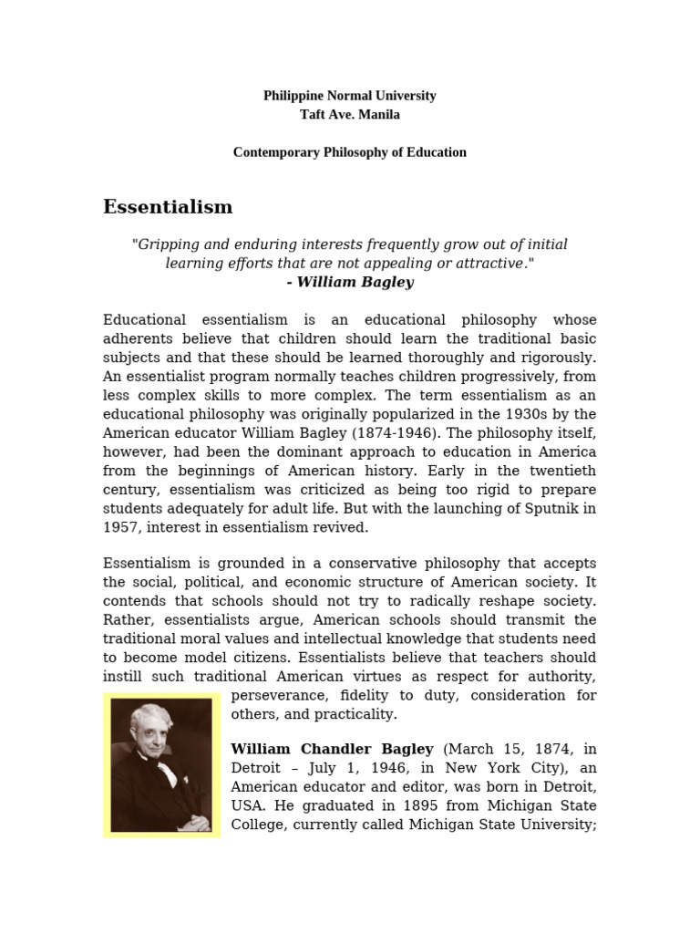 Readings On MODERN PHILO OF ED | PDF | Existentialism | Behaviorism