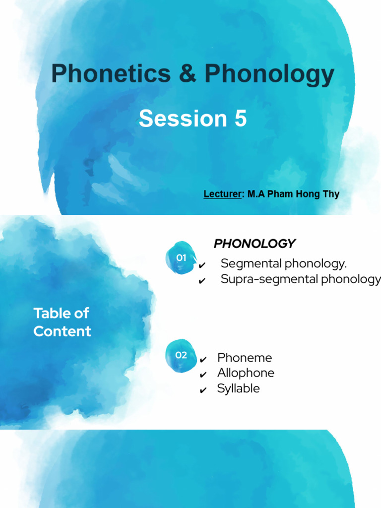 Week 5 | PDF | Phoneme | Phonology