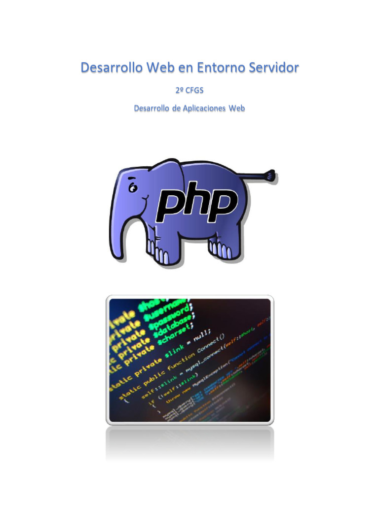 Desarrollo Web Entorno Servidor - PHP | PDF | Redes | Internet y web