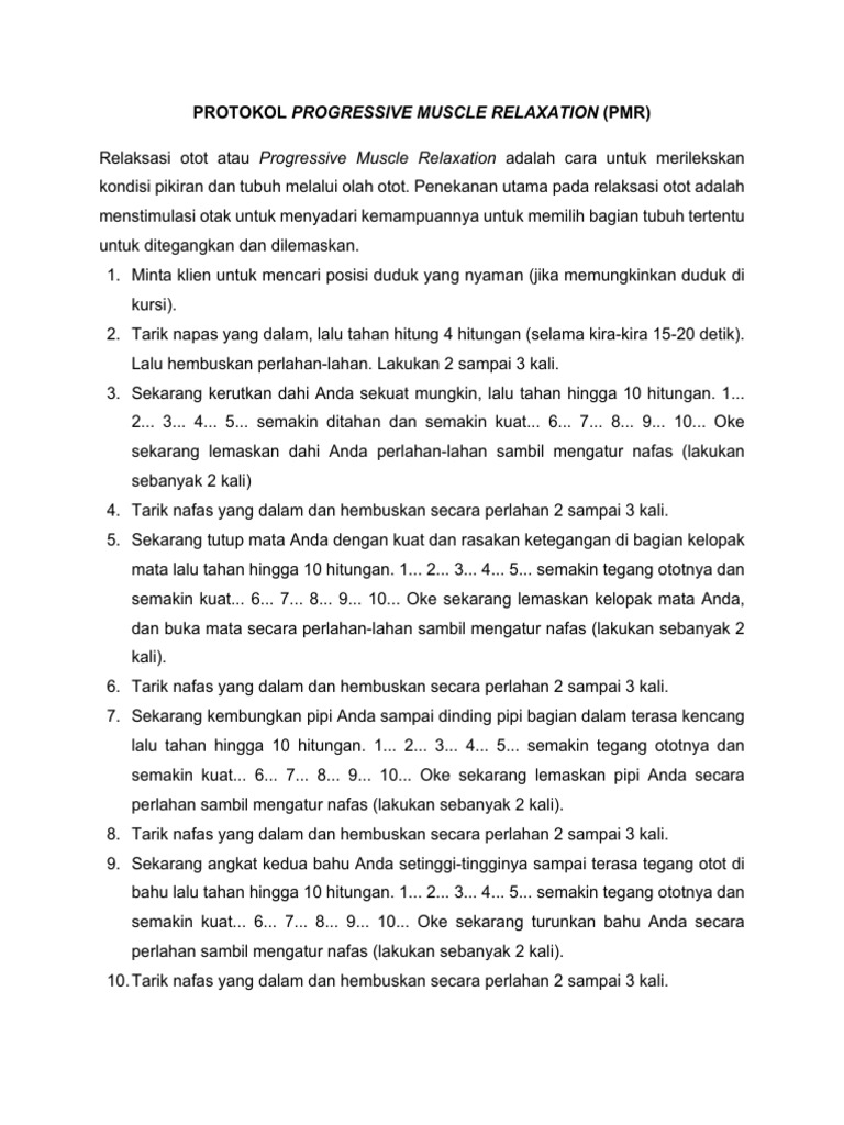 1.A. Praktik Manajemen Stres (Relaksasi Dan Tapping) | PDF ...
