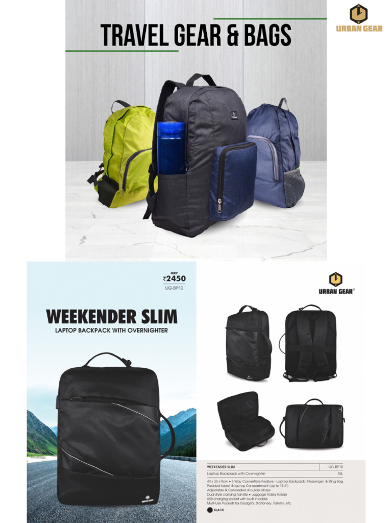 Ug Travel Gear & Bags Catalogue | PDF