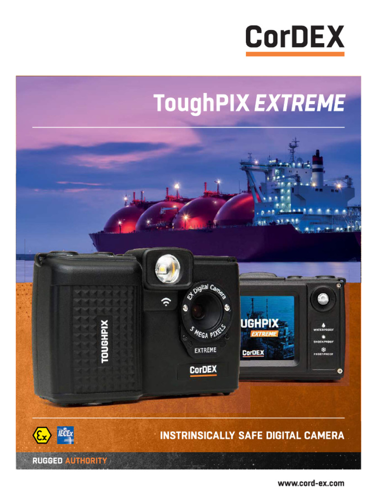 Datasheet TP3EX Ex Proof Digital Camera | PDF
