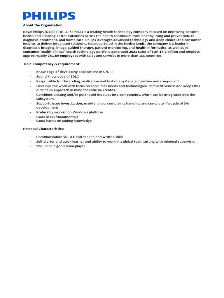 Software Intern - JD | PDF | Business