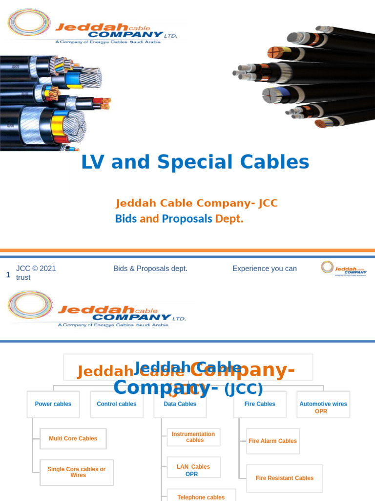 LV Cables -Presentation - Rev(1) | PDF | Wire | Electrical Conductor