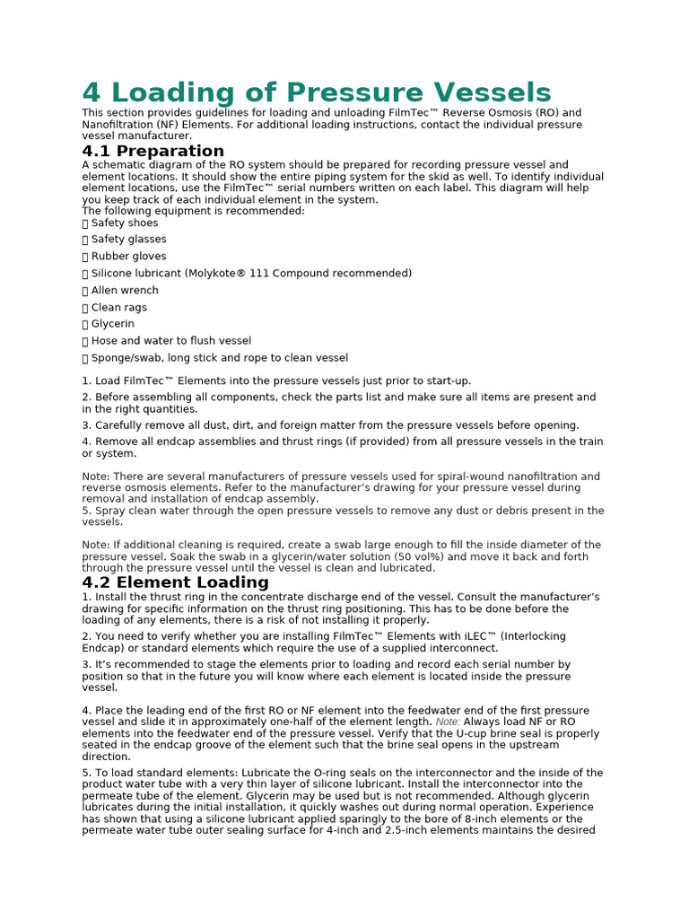 Guidelines for Loading Pressure Vessels | PDF | Pipe (Fluid Conveyance ...
