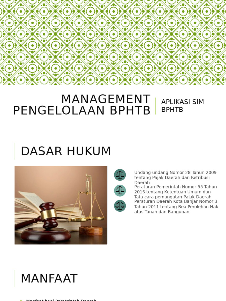 Aplikasi Sim BPHTB | PDF | Pengelolaan Keuangan & Uang