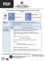 FILIPINO DETAILED LESSON PLAN 4AS Latest | PDF