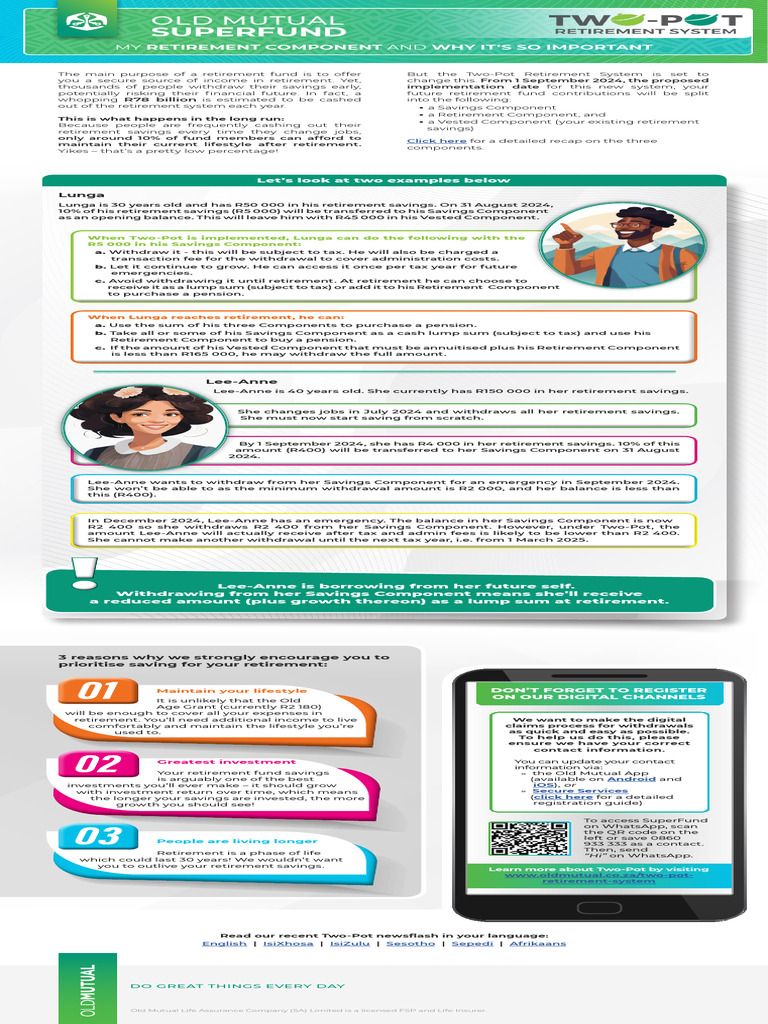 Two-Pot Information | PDF | Pension | Retirement