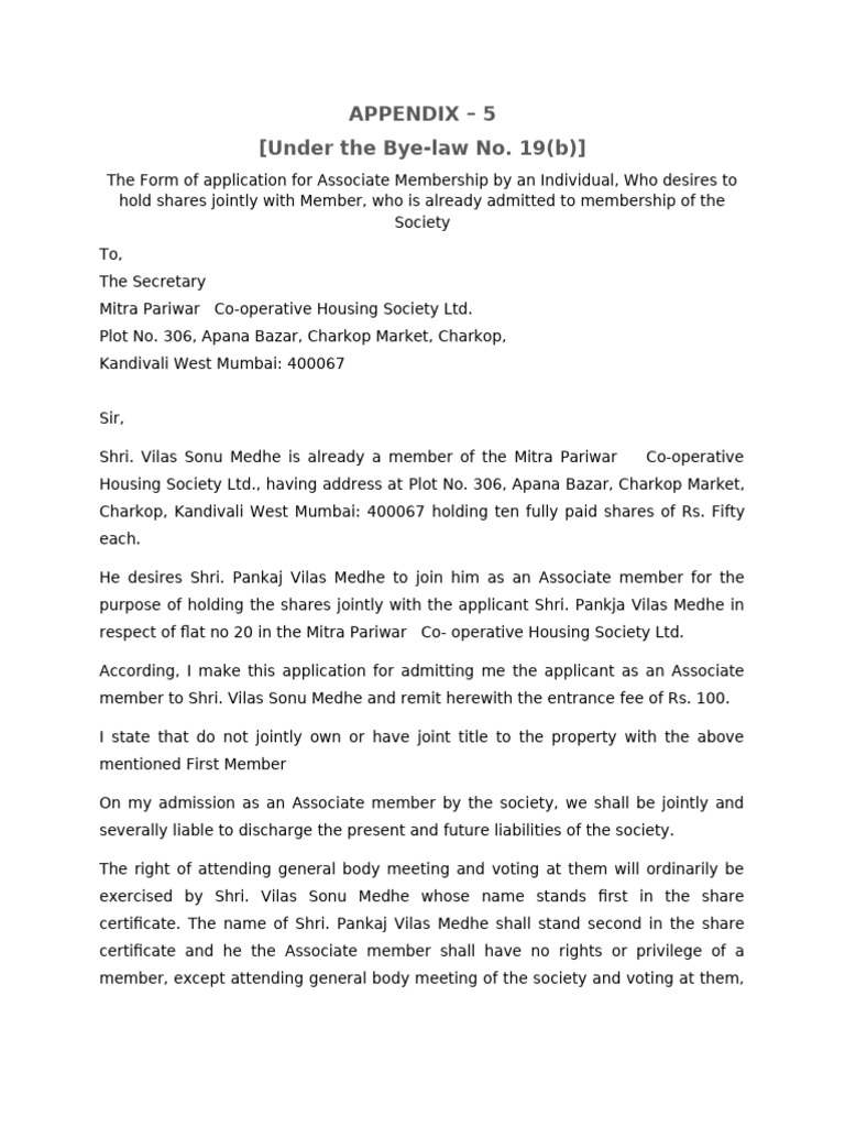 Appendix 5 Bye Lawsno.19 (B) | PDF | Private Law | Justice