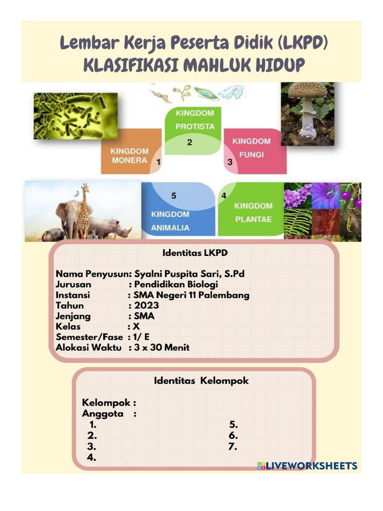 LKPD Klasifikasi | PDF