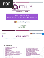 ITIL V4 Study Material | PDF | Governance | Automation