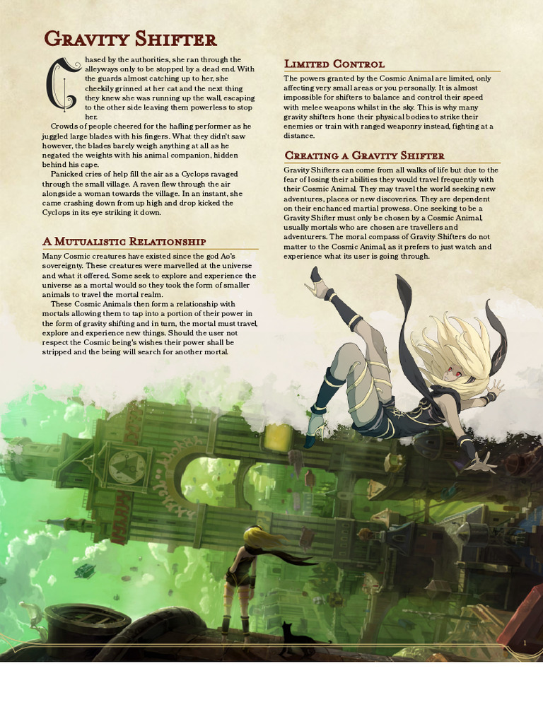 Gravity Shifter - The Homebrewery | PDF