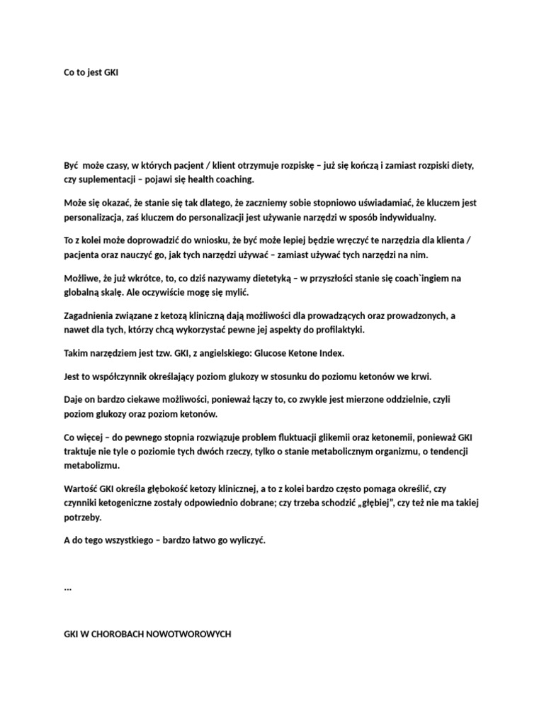 Co To Jest GKI | PDF