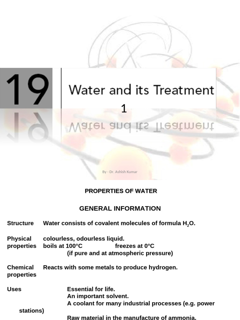 Water 1 | PDF | Ion Exchange | Membrane