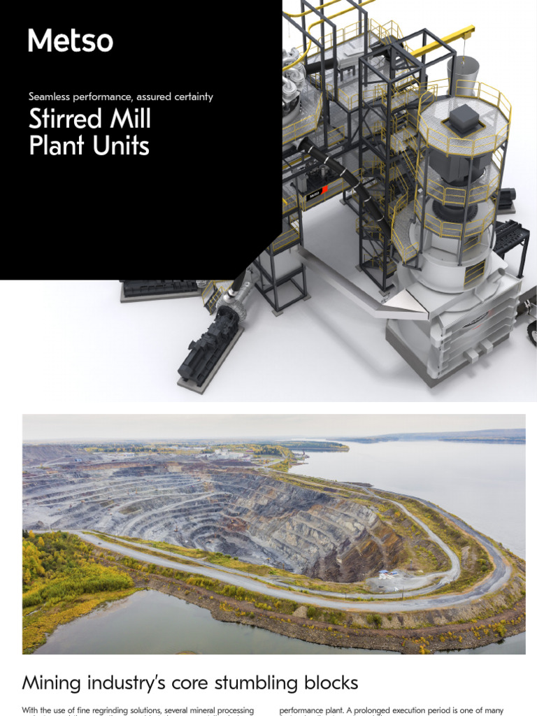 Metso Stirred Mill Plant Solutions | PDF | Mill (Grinding) | Automation