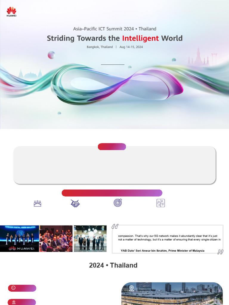 Introduction of Asia-Pacific ICT Summit 2024 | PDF | Artificial ...