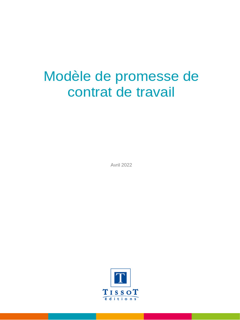 Modèle de promesse d'embauche gratuite | PDF | Convention collective ...