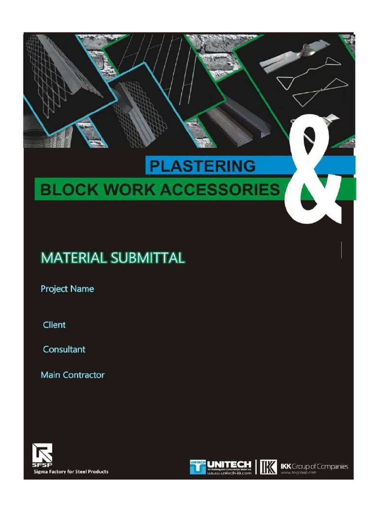 BLOCK & PLASTER Submittal - 1 - Page-0001 | PDF