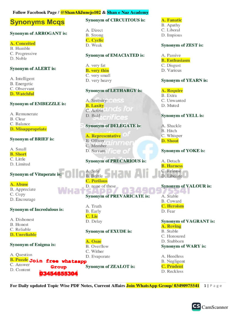 English Notes For SST | PDF
