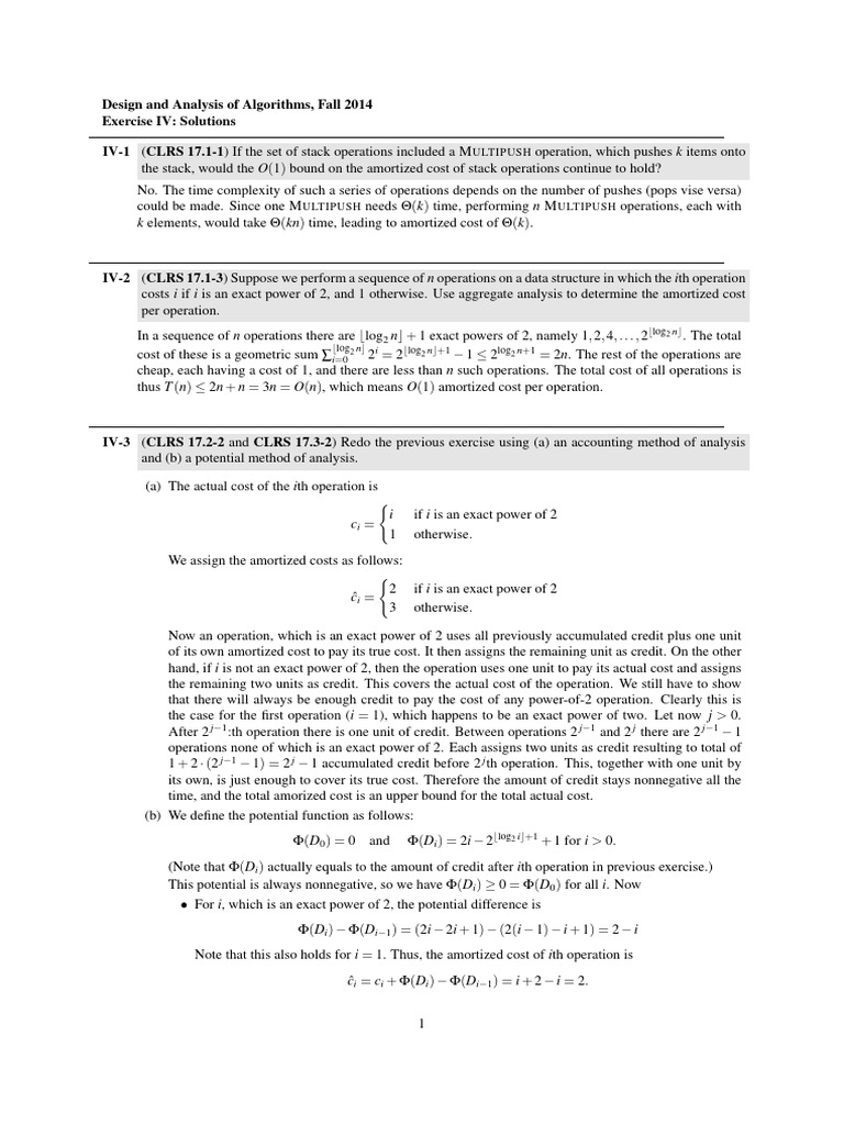 AlgorithmBook Sol IV | PDF | Algorithms | Mathematical Analysis AlgorithmBook Sol IV | PDF | Algorithms | Mathematical Analysis