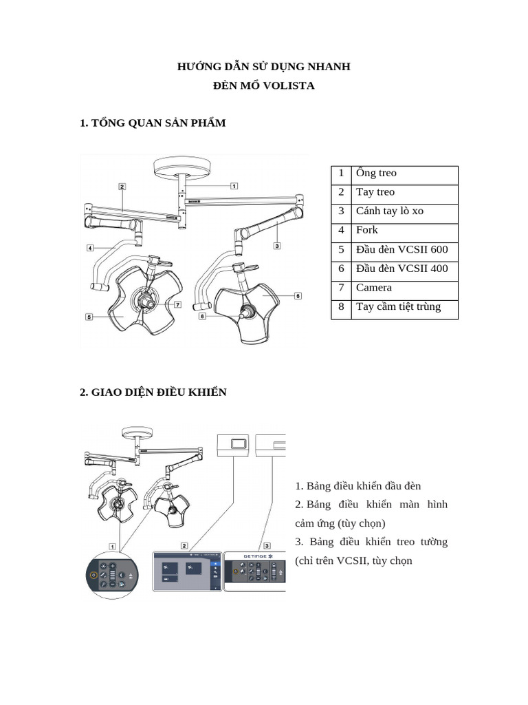 HDSD Nhanh Đèn M Volista | PDF