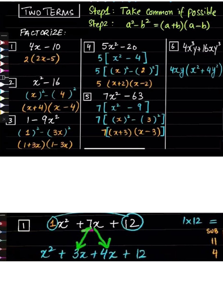 Fractions and Simultaneous Equations | PDF