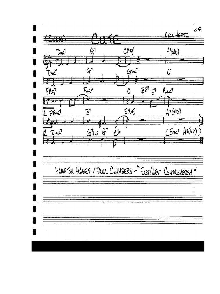 Сute Bob Mintzer sax solo | PDF