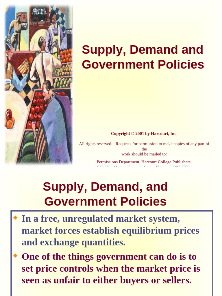 Supply, Demand and Government Policies | PDF | Elasticity (Economics ...