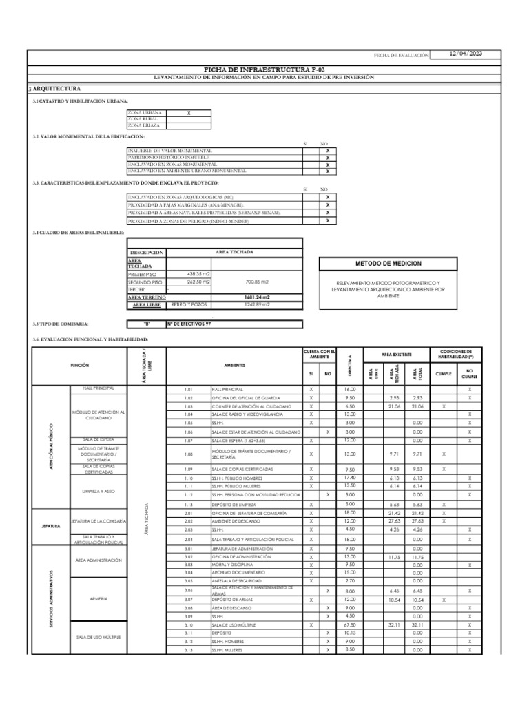 Formato de Campo | PDF