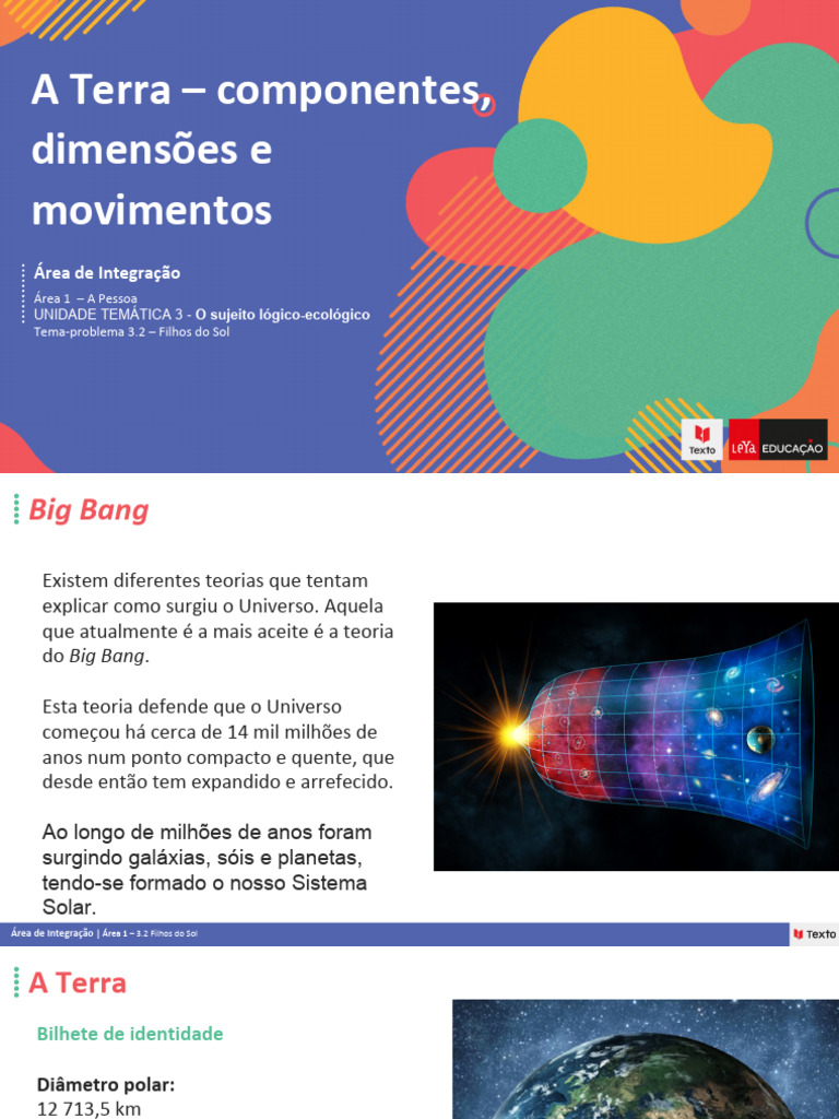Componentes e Movimentos da Terra | PDF | Terra | Lua