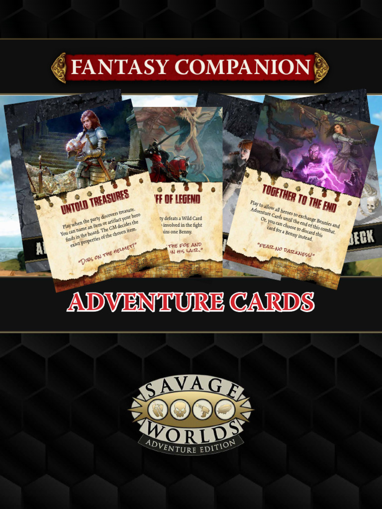 Companion - Fantasy Adventure Cards (v1.1) (OEF) (2022-12-01) | PDF ...