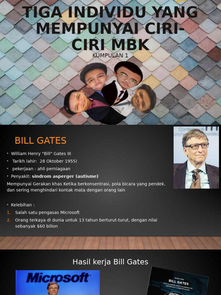 Tiga Individu Yang Mempunyai Ciri-Ciri MBK (Autosaved) | PDF