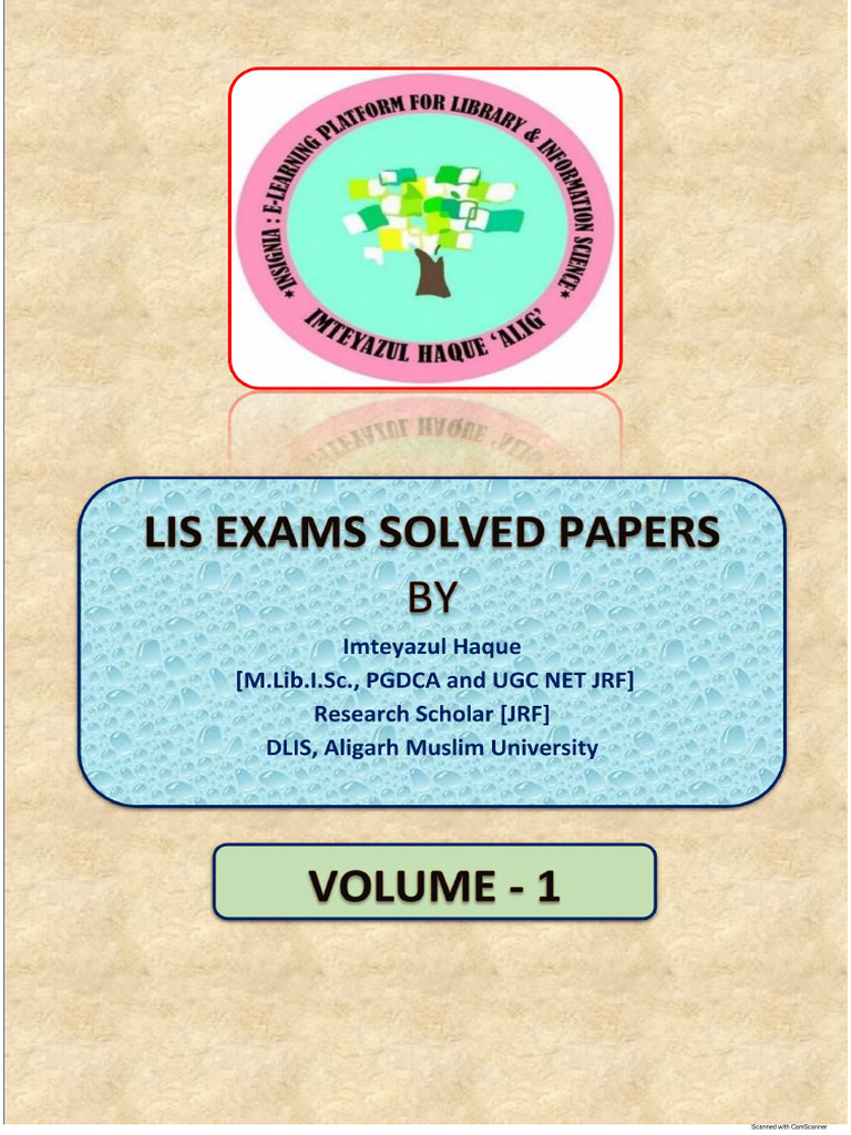 Lis Question Papers Vol 1 | PDF