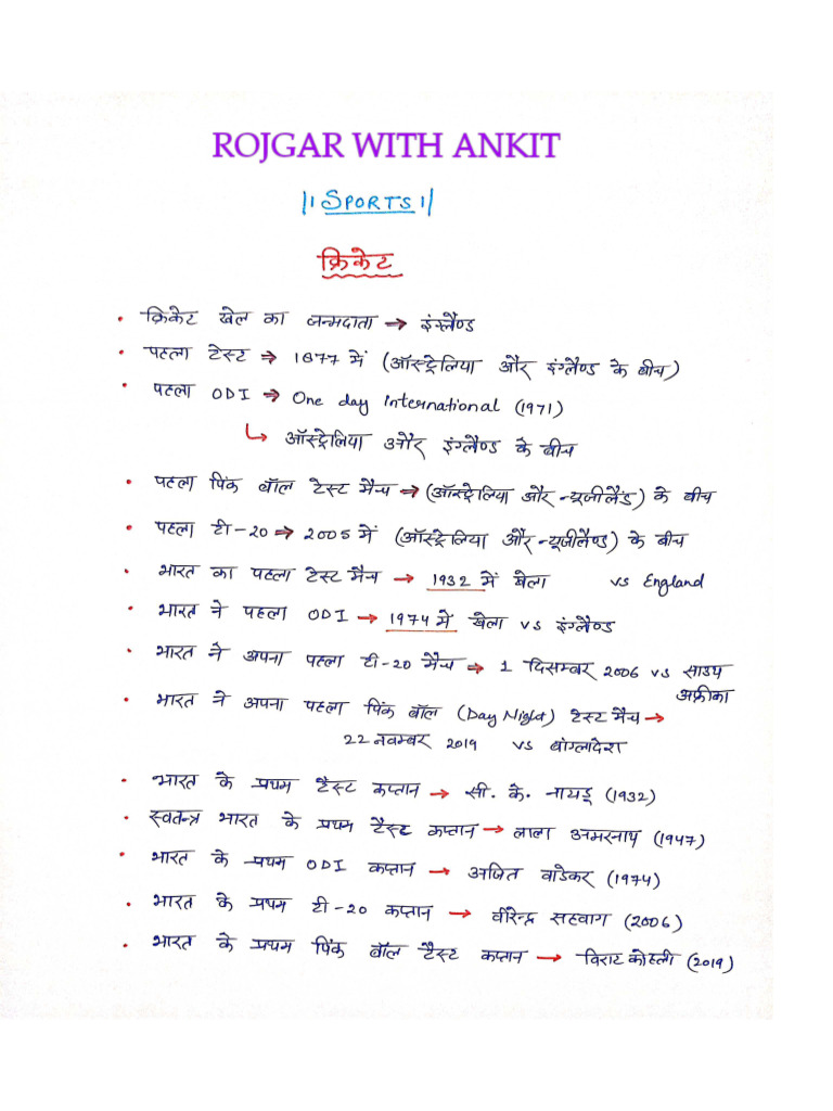 RAW Static GK Class - 8 | PDF