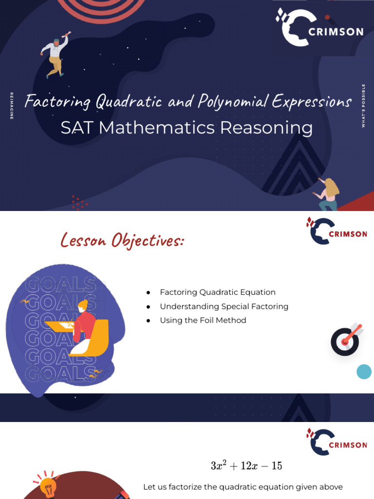 SATMRL9 | PDF | Factorization | Equations
