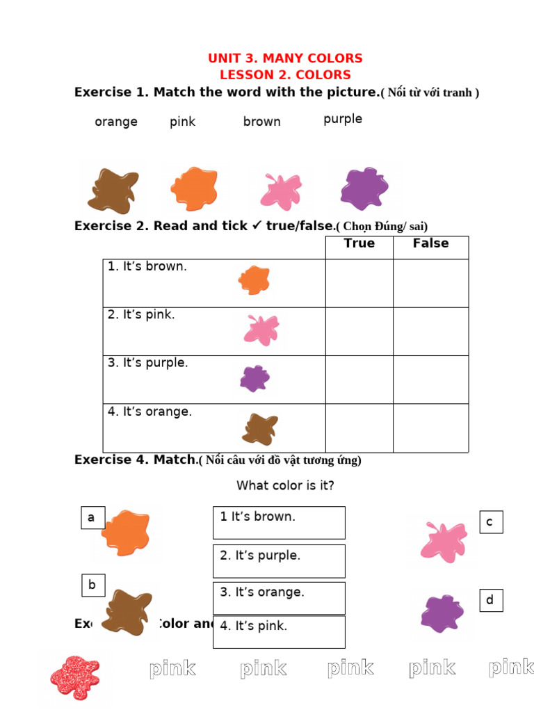 Unit3. Lesson2.exercises-Trace | PDF
