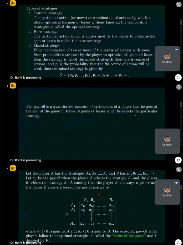 Unit 5 Game Theory | PDF