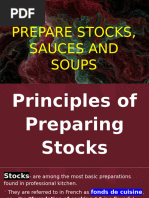 Ppt. Tle 10 Preparing Stocks Sauces and Soups | PDF | Soup | Stock (Food)