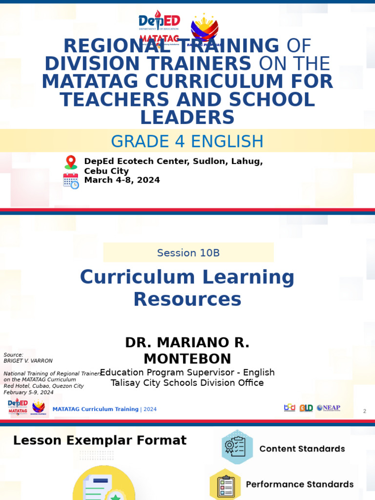 MATATAG-Lesson-Plan | PDF | Curriculum | Learning